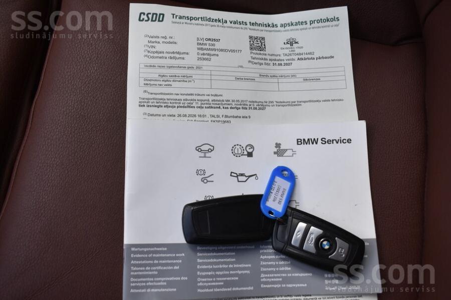 Melns BMW 530 2011 Talsi, ar dzinēja tilpumu 3.00 L un nobraukumu 253 tūkst. km par 10500 €, foto 30 vietnē AUTOMOTO.COM.LV
