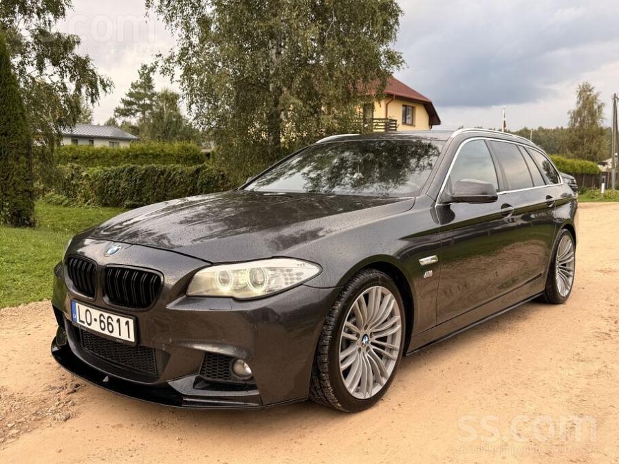 Black BMW 530 2011 in Riga, with an engine capacity of 3.00 L and mileage of 335 thousand km for 8500 €, photo 1 on AUTOMOTO.COM.LV