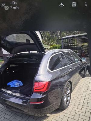 Black BMW 530 2011 in Druskininkai, with an engine capacity of 2.99 L and mileage of 301 thousand km for 7300 €, photo 6 on AUTOMOTO.COM.LV