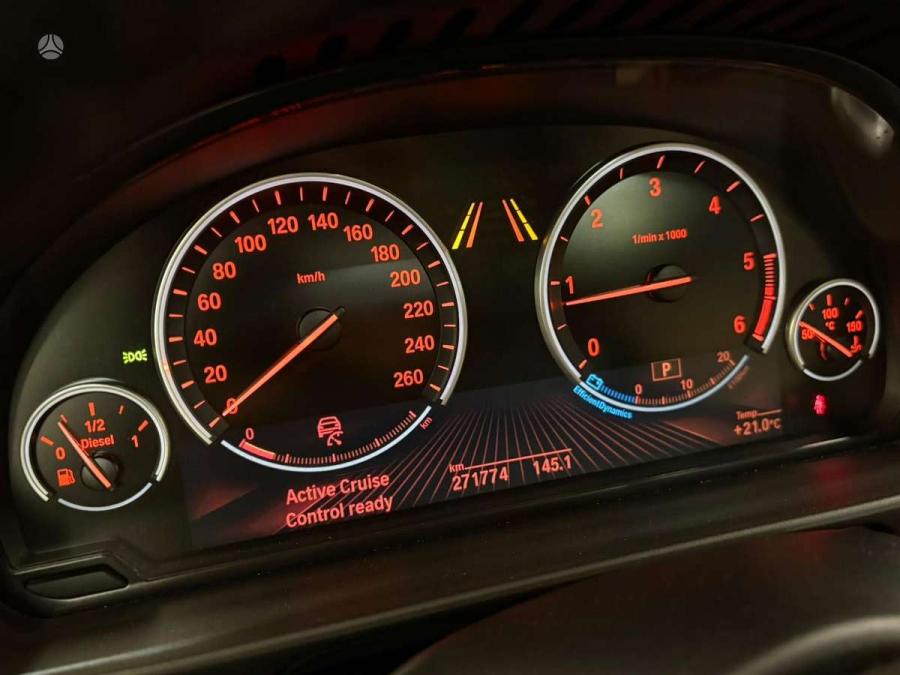 Black BMW 530 2011 in Marijampole, with an engine capacity of 2.99 L and mileage of 272 thousand km for 10850 €, photo 32 on AUTOMOTO.COM.LV