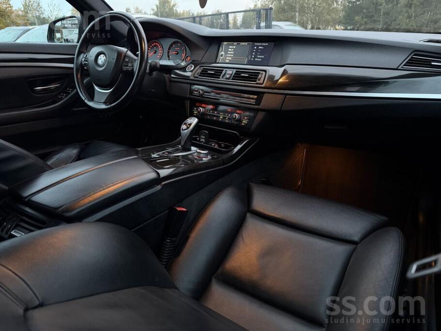 Melns BMW 530 2011 Ogre, ar dzinēja tilpumu 3.00 L un nobraukumu 287 tūkst. km par 9850 €, foto 10 vietnē AUTOMOTO.COM.LV