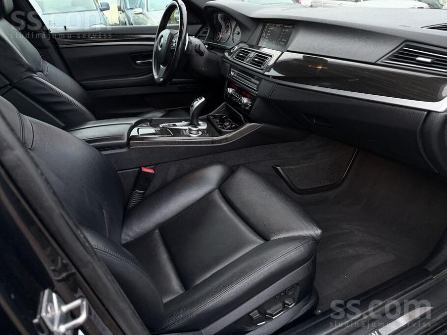 Melns BMW 530 2011 Ogre, ar dzinēja tilpumu 3.00 L un nobraukumu 287 tūkst. km par 9850 €, foto 15 vietnē AUTOMOTO.COM.LV