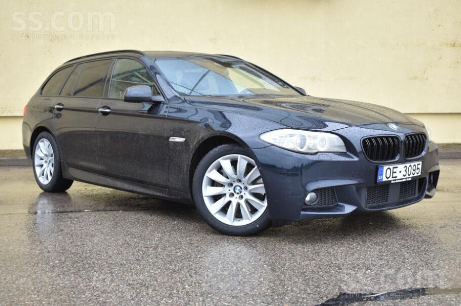Black BMW 530 2012 in Talsi, with an engine capacity of 3.00 L and mileage of 293 thousand km for 11500 €, photo 1 on AUTOMOTO.COM.LV