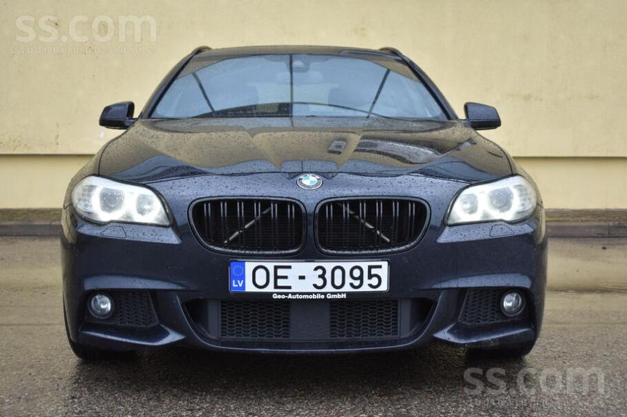 Black BMW 530 2012 in Talsi, with an engine capacity of 3.00 L and mileage of 293 thousand km for 11500 €, photo 3 on AUTOMOTO.COM.LV