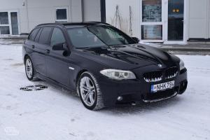 Black BMW 530 2012 in Vilnius, with an engine capacity of 3.00 L and mileage of 181 thousand km for 10000 €, photo  on AUTOMOTO.COM.LV