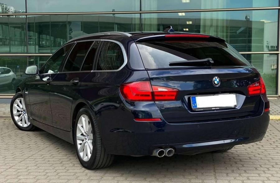 Black BMW 530 2012 in Klaipeda, with an engine capacity of 2.99 L and mileage of 297 thousand km for 7700 €, photo 5 on AUTOMOTO.COM.LV