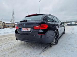 Black BMW 530 2012 in Vilnius, with an engine capacity of 3.00 L and mileage of 217 thousand km for 7999 €, photo 5 on AUTOMOTO.COM.LV