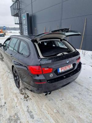 Black BMW 530 2012 in Vilnius, with an engine capacity of 3.00 L and mileage of 217 thousand km for 7999 €, photo 6 on AUTOMOTO.COM.LV