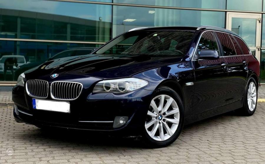 Black BMW 530 2012 in Klaipeda, with an engine capacity of 2.99 L and mileage of 297 thousand km for 7700 €, photo 1 on AUTOMOTO.COM.LV