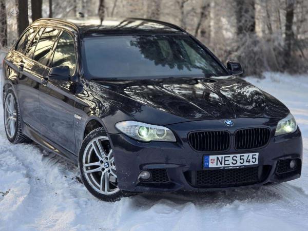 Black BMW 530 2012 in Radviliskis, with an engine capacity of 2.99 L and mileage of 366 thousand km for 8650 €, photo 6 on AUTOMOTO.COM.LV