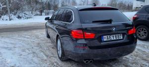 Black BMW 530 2012 in Vilnius, with an engine capacity of 3.00 L and mileage of 285 thousand km for 6999 €, photo 3 on AUTOMOTO.COM.LV