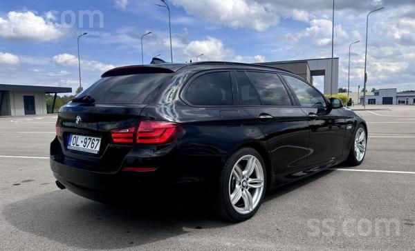 Melns BMW 530 2012 Tukums, ar dzinēja tilpumu 3.00 L un nobraukumu 361 tūkst. km par 10300 €, foto 3 vietnē AUTOMOTO.COM.LV