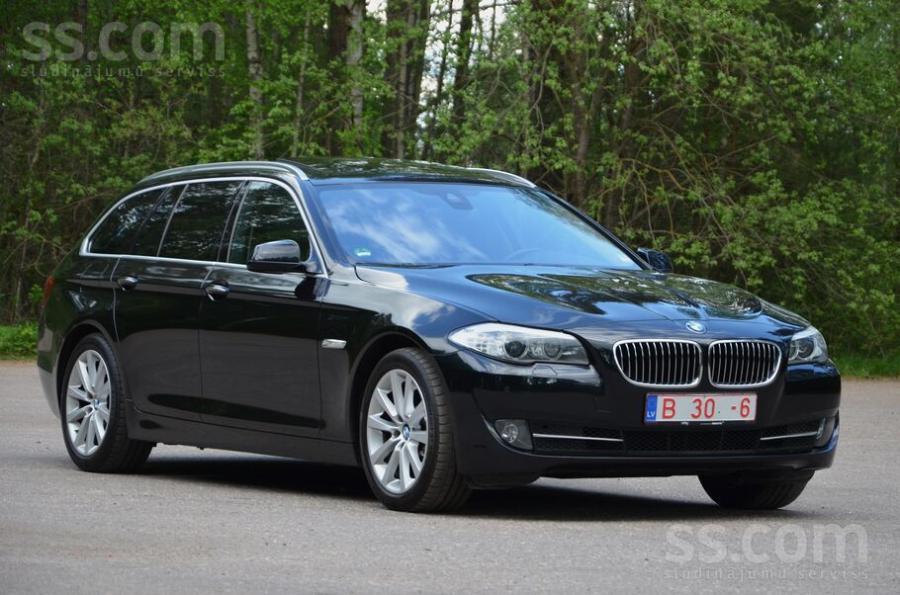 Melns BMW 530 2012 Rīga, ar dzinēja tilpumu 3.00 L un nobraukumu 226 tūkst. km par 11990 €, foto 1 vietnē AUTOMOTO.COM.LV