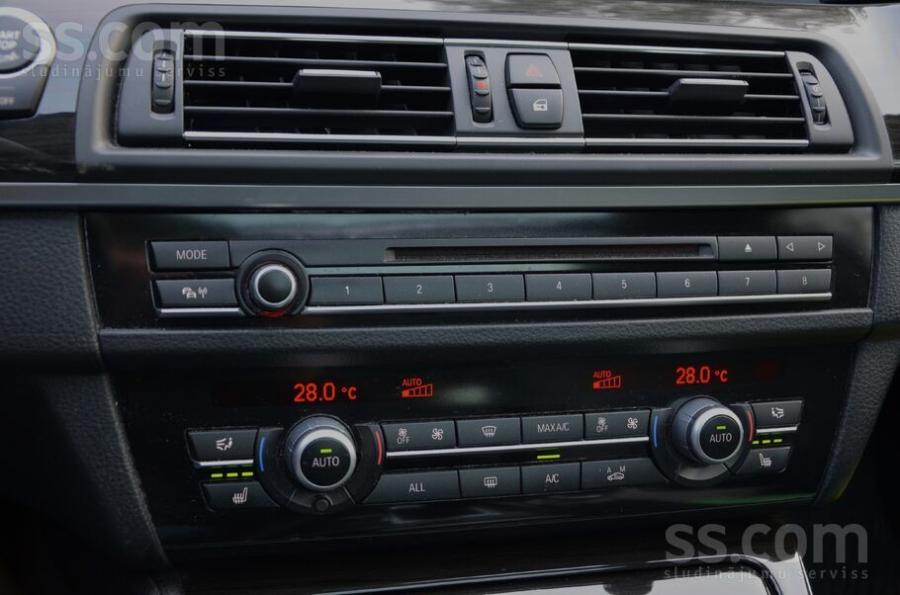 Melns BMW 530 2012 Rīga, ar dzinēja tilpumu 3.00 L un nobraukumu 226 tūkst. km par 11990 €, foto 24 vietnē AUTOMOTO.COM.LV