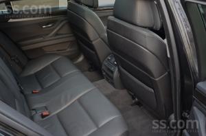 Melns BMW 530 2012 Rīga, ar dzinēja tilpumu 3.00 L un nobraukumu 226 tūkst. km par 11990 €, foto 29 vietnē AUTOMOTO.COM.LV