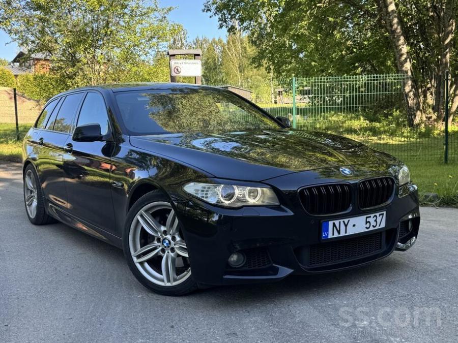 Black BMW 530 2012 in Cesis, with an engine capacity of 3.00 L and mileage of 345 thousand km for 10500 €, photo 3 on AUTOMOTO.COM.LV