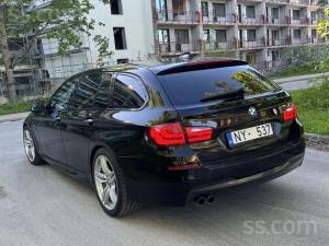 Black BMW 530 2012 in Cesis, with an engine capacity of 3.00 L and mileage of 345 thousand km for 10500 €, photo 4 on AUTOMOTO.COM.LV