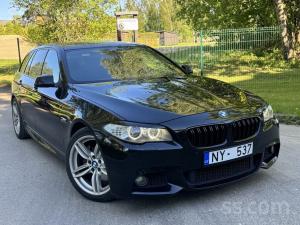 Black BMW 530 2012 in Cesis, with an engine capacity of 3.00 L and mileage of 345 thousand km for 10500 €, photo 7 on AUTOMOTO.COM.LV
