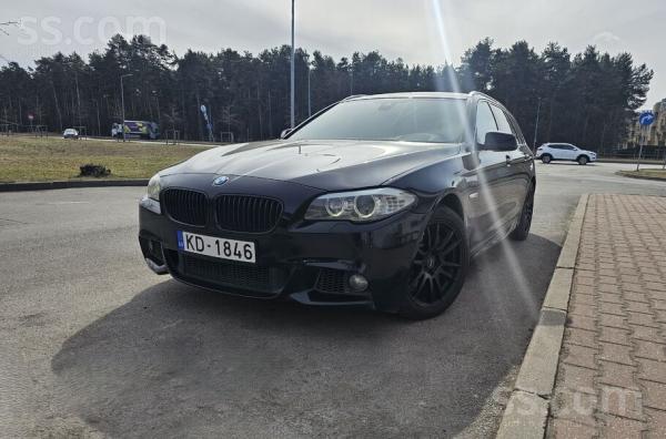 Black BMW 530 2012 in Riga, with an engine capacity of 3.00 L and mileage of 287 thousand km for 7790 €, photo 1 on AUTOMOTO.COM.LV