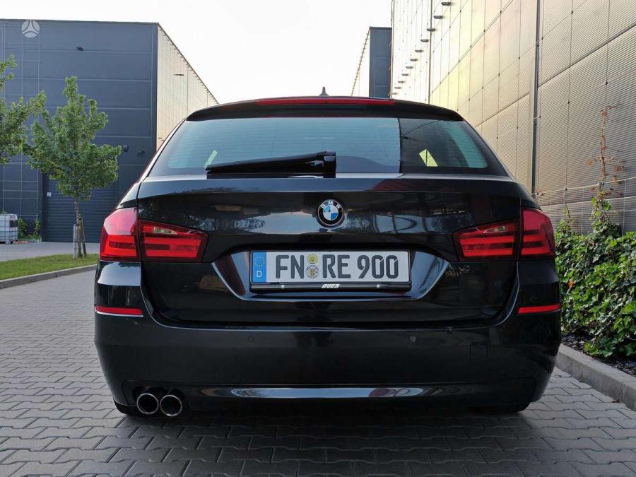 Black BMW 530 2012 in Klaipeda, with an engine capacity of 2.99 L and mileage of 350 thousand km for 7950 €, photo 10 on AUTOMOTO.COM.LV