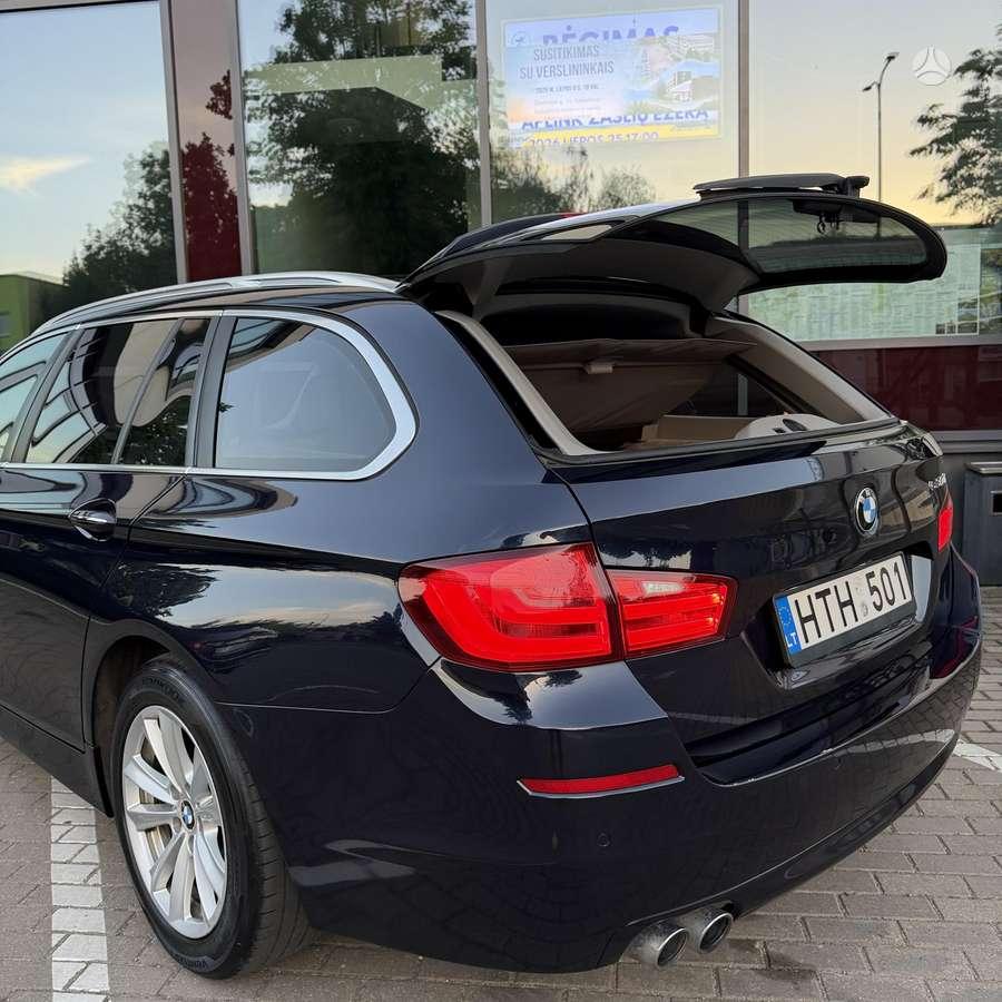 Black BMW 530 2012 in Kaisiadorys, with an engine capacity of 2.99 L and mileage of 360 thousand km for 6950 €, photo 14 on AUTOMOTO.COM.LV