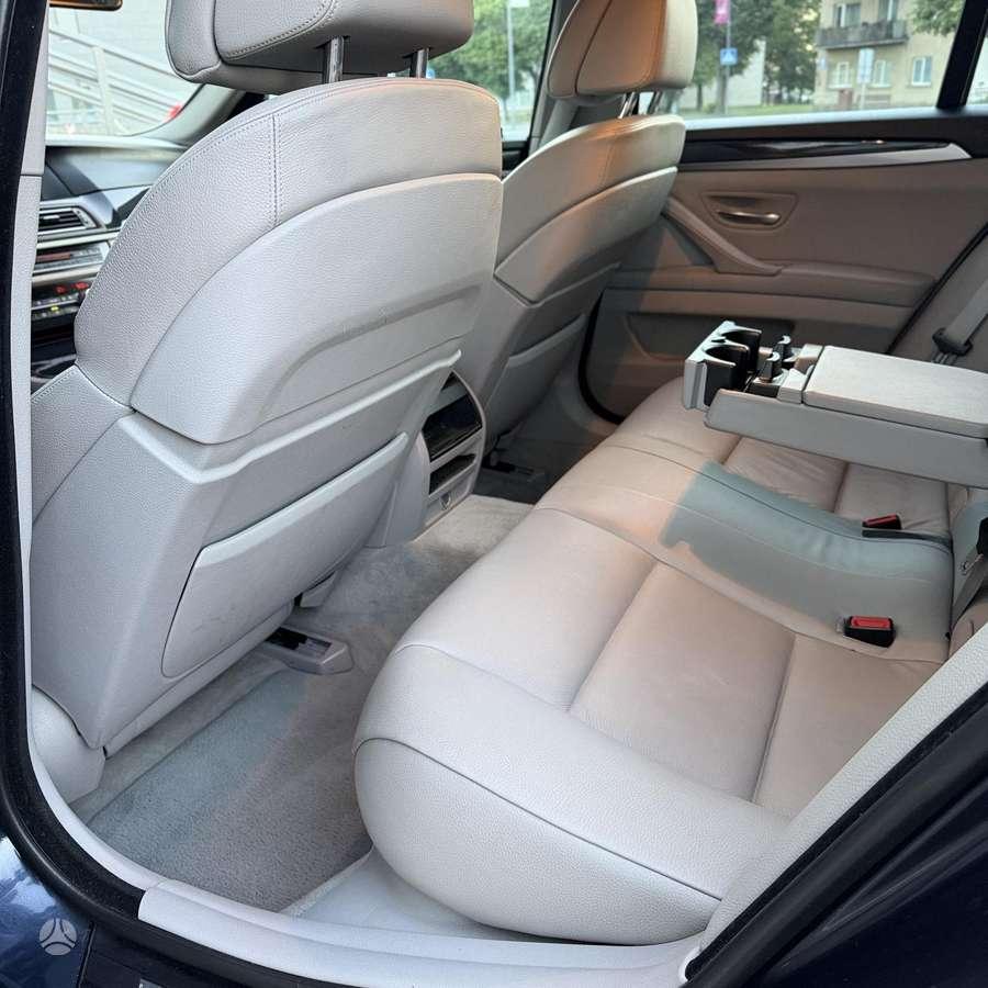 Black BMW 530 2012 in Kaisiadorys, with an engine capacity of 2.99 L and mileage of 360 thousand km for 6950 €, photo 24 on AUTOMOTO.COM.LV