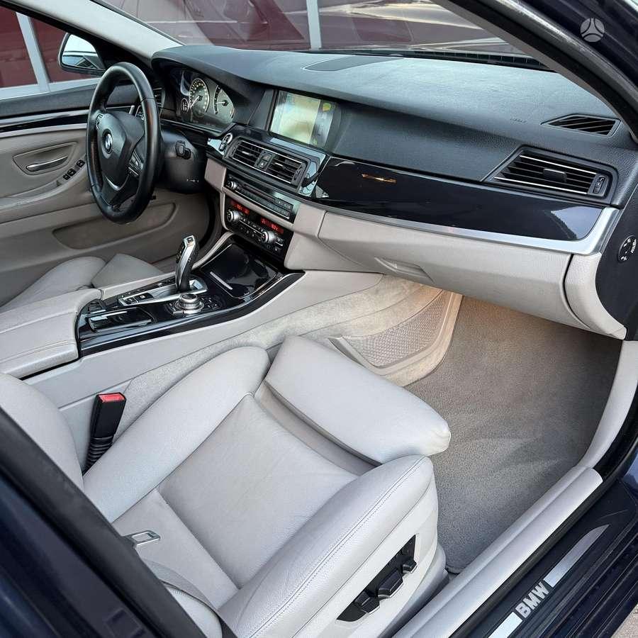 Black BMW 530 2012 in Kaisiadorys, with an engine capacity of 2.99 L and mileage of 360 thousand km for 6950 €, photo 29 on AUTOMOTO.COM.LV