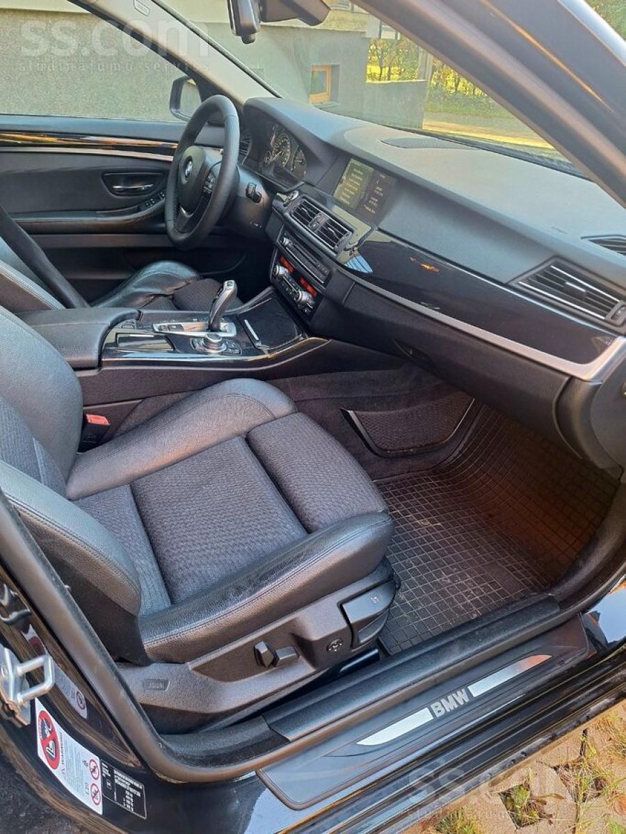Melns BMW 530 2012 Rīga, ar dzinēja tilpumu 3.00 L un nobraukumu 0 tūkst. km par 7790 €, foto 15 vietnē AUTOMOTO.COM.LV