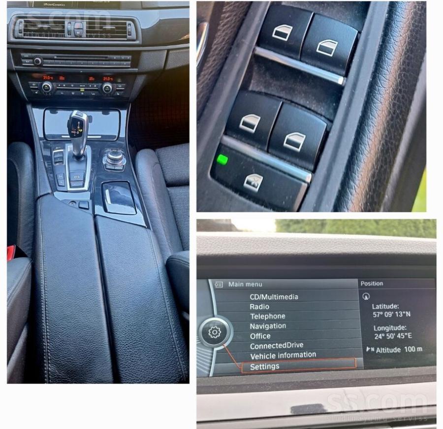 Melns BMW 530 2012 Rīga, ar dzinēja tilpumu 3.00 L un nobraukumu 0 tūkst. km par 7790 €, foto 22 vietnē AUTOMOTO.COM.LV
