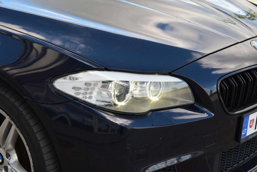 Black BMW 530 2012 in Vilnius, with an engine capacity of 2.99 L and mileage of 290 thousand km for 9950 €, photo 5 on AUTOMOTO.COM.LV