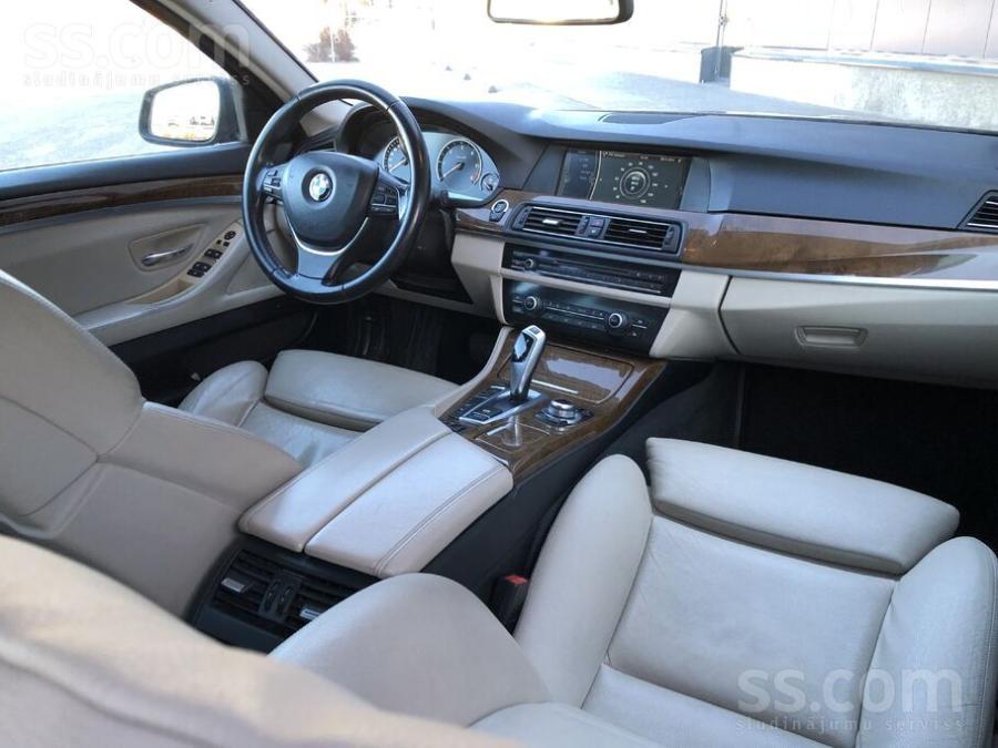 Melns BMW 530 2013 Rīga, ar dzinēja tilpumu 3.00 L un nobraukumu 347 tūkst. km par 9990 €, foto 7 vietnē AUTOMOTO.COM.LV