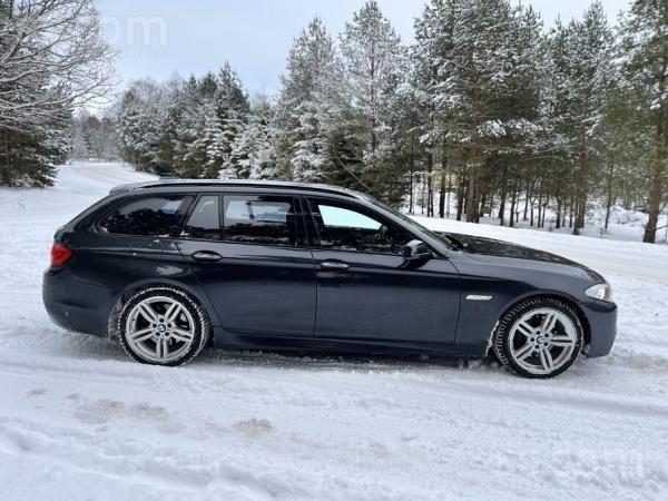 Black BMW 530 2013 in Jekabpils, with an engine capacity of 3.00 L and mileage of 325 thousand km for 10990 €, photo 6 on AUTOMOTO.COM.LV