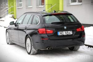 Black BMW 530 2013 in Riga, with an engine capacity of 3.00 L and mileage of 241 thousand km for 8995 €, photo 5 on AUTOMOTO.COM.LV