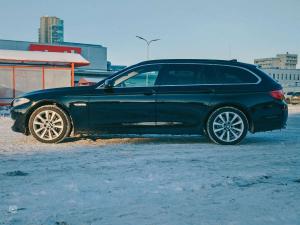 Black BMW 530 2013 in Vilnius, with an engine capacity of 2.99 L and mileage of 261 thousand km for 8250 €, photo 5 on AUTOMOTO.COM.LV