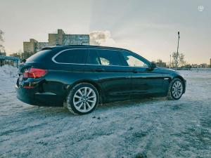 Black BMW 530 2013 in Vilnius, with an engine capacity of 2.99 L and mileage of 261 thousand km for 8250 €, photo 10 on AUTOMOTO.COM.LV