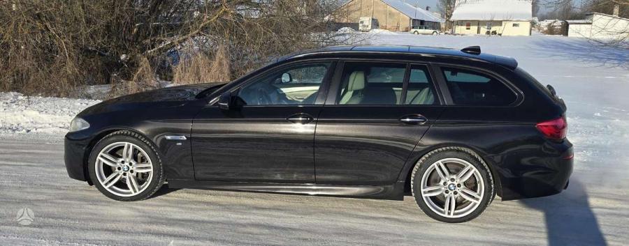 Black BMW 530 2013 in Taurage, with an engine capacity of 2.99 L and mileage of 307 thousand km for 13300 €, photo 8 on AUTOMOTO.COM.LV