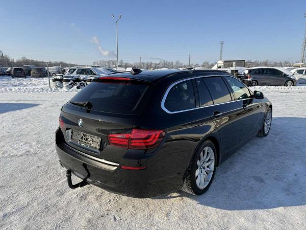 Black BMW 530 2013 in Marijampole, with an engine capacity of 2.99 L and mileage of 198 thousand km for 12800 €, photo 6 on AUTOMOTO.COM.LV