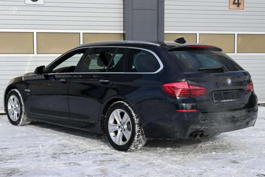 Black BMW 530 2013 in Kretinga, with an engine capacity of 2.99 L and mileage of 221 thousand km for 11599 €, photo 7 on AUTOMOTO.COM.LV