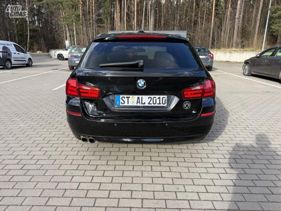 Black BMW 530 2013 in Vilnius, with an engine capacity of 3.00 L and mileage of 315 thousand km for 7900 €, photo 6 on AUTOMOTO.COM.LV
