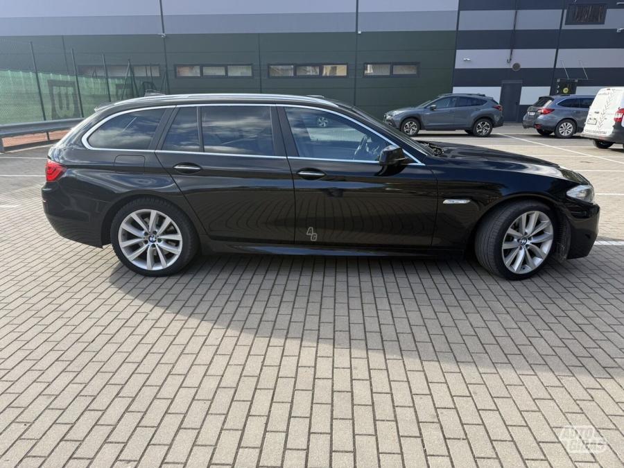 Black BMW 530 2013 in Vilnius, with an engine capacity of 3.00 L and mileage of 315 thousand km for 7900 €, photo 7 on AUTOMOTO.COM.LV