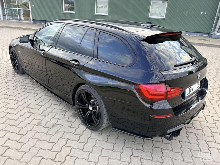 Black BMW 530 2013 in Klaipeda, with an engine capacity of 3.00 L and mileage of 371 thousand km for 8500 €, photo 12 on AUTOMOTO.COM.LV
