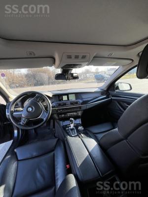 Black BMW 530 2013 in Riga, with an engine capacity of 3.00 L and mileage of 320 thousand km for 7600 €, photo 8 on AUTOMOTO.COM.LV