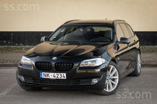 Melns BMW 530 2013 Talsi, ar dzinēja tilpumu 3.00 L un nobraukumu 289 tūkst. km par 11490 €, foto 3 vietnē AUTOMOTO.COM.LV