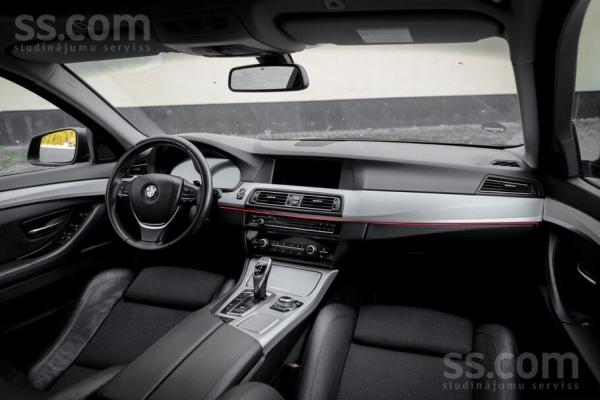 Melns BMW 530 2013 Talsi, ar dzinēja tilpumu 3.00 L un nobraukumu 289 tūkst. km par 11490 €, foto 8 vietnē AUTOMOTO.COM.LV