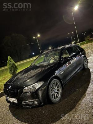 Black BMW 530 2013 in Riga, with an engine capacity of 3.00 L and mileage of 323 thousand km for 10300 €, photo  on AUTOMOTO.COM.LV