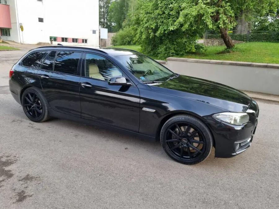Black BMW 530 2013 in Jekabpils, with an engine capacity of 3.00 L and mileage of 276 thousand km for 11650 €, photo 5 on AUTOMOTO.COM.LV