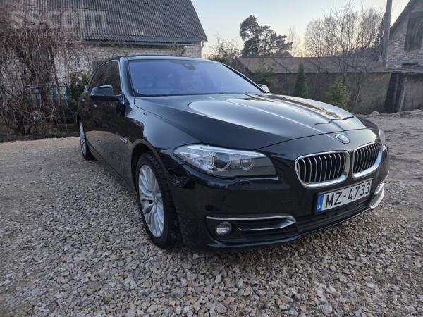 Black BMW 530 2013 in Riga, with an engine capacity of 3.00 L and mileage of 313 thousand km for 10400 €, photo 2 on AUTOMOTO.COM.LV