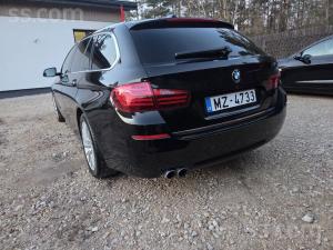 Black BMW 530 2013 in Riga, with an engine capacity of 3.00 L and mileage of 313 thousand km for 10400 €, photo 6 on AUTOMOTO.COM.LV