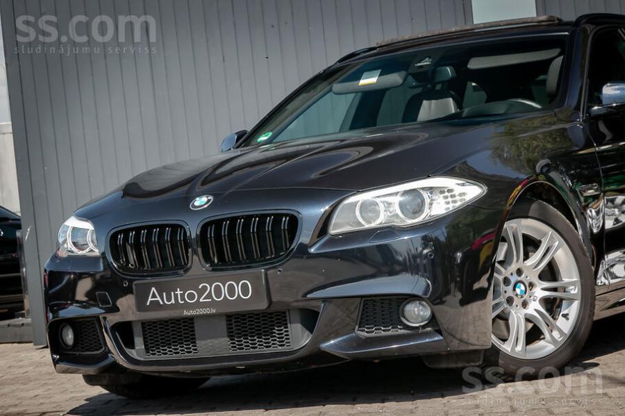 Black BMW 530 2013 in Tukums, with an engine capacity of 3.00 L and mileage of 320 thousand km for 10990 €, photo 3 on AUTOMOTO.COM.LV