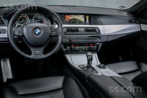 Black BMW 530 2013 in Tukums, with an engine capacity of 3.00 L and mileage of 320 thousand km for 10990 €, photo 15 on AUTOMOTO.COM.LV